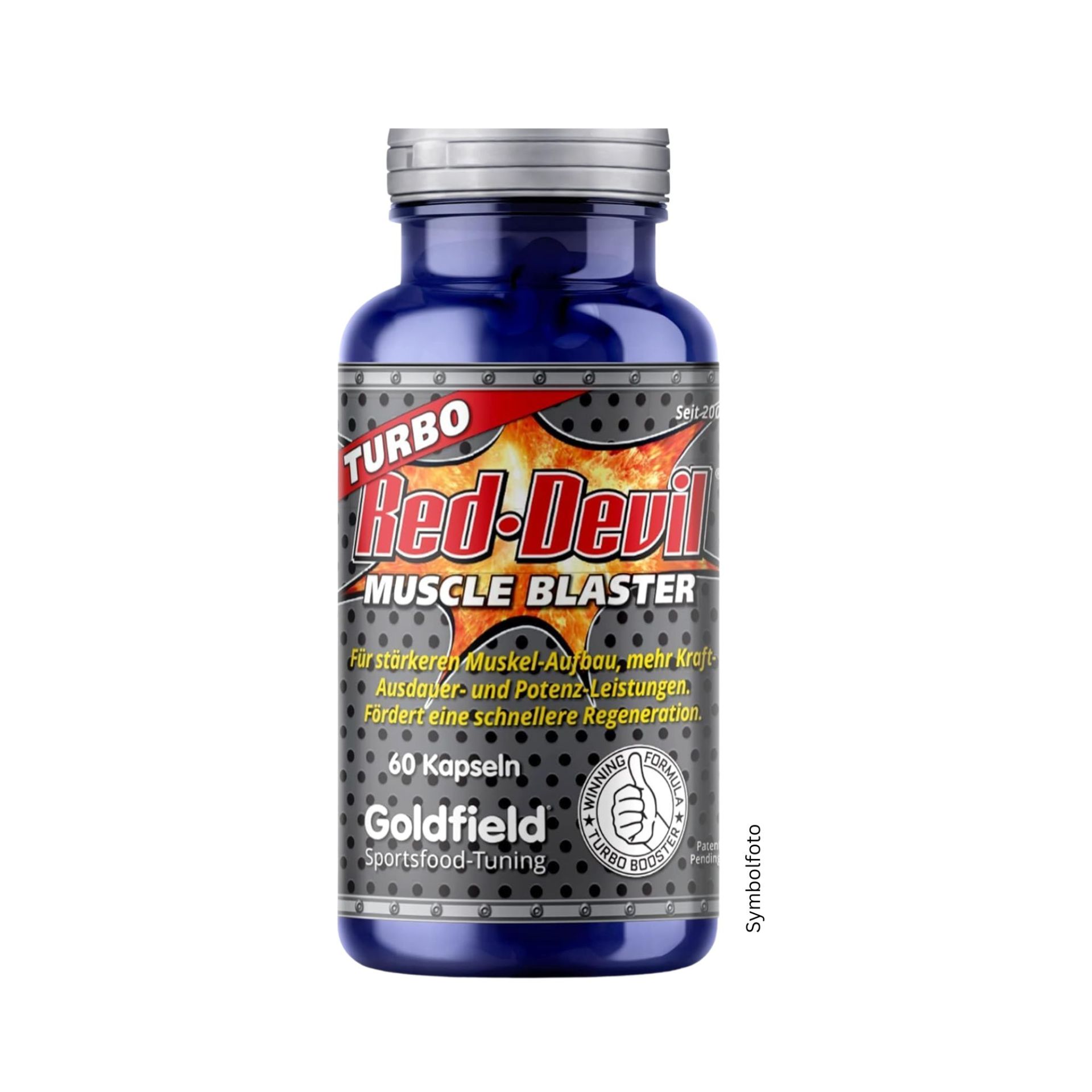 GOLDFIELD TURBO RED DEVIL MUSCLE BLASTER, 60 Kapseln | SKU-14077